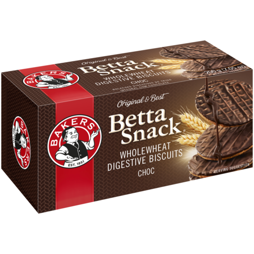 (Expired) Bakers Betta Snack Milk Chocolate Flavoured Wholewheat Diges ...