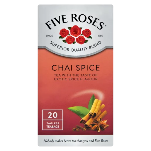 Five Roses Chai Spice Teabags 20 Pack — Aubergine Foods