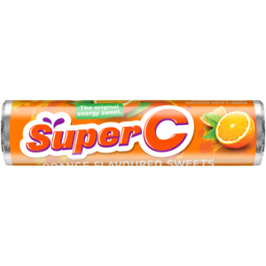 Super C Orange Flavored Sweets, 36.9g — Aubergine Foods