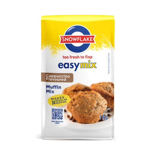 Snowflake Cappuccino Flavoured Muffin Mix 1kg — Aubergine Foods