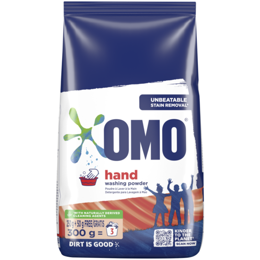 OMO Hand Washing Powder Detergent 300g — Aubergine Foods