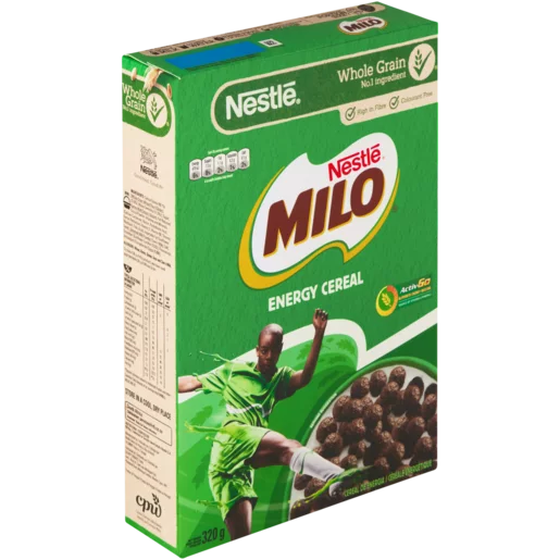 Nestlé Milo Chocolate Flavoured Wholegrain Cereal Balls, 320g ...