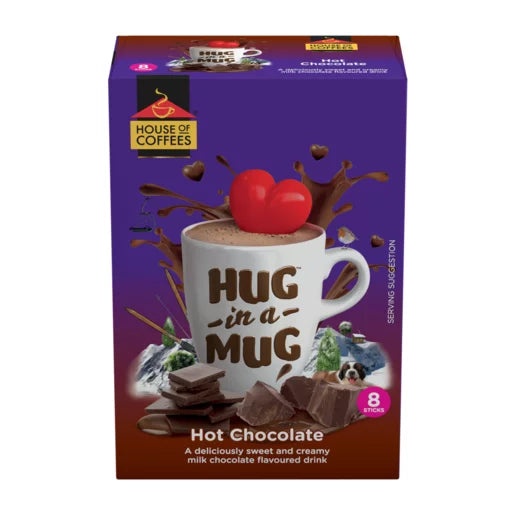 Hug In A Mug Hot Chocolate 8-Pack, 8x24g — Aubergine Foods