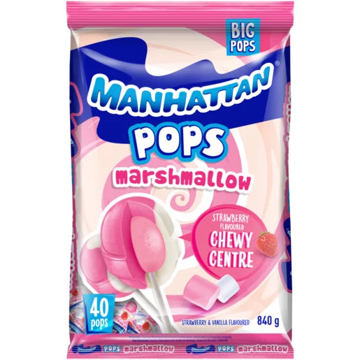 Manhattan Marshmallow Pops 40 Pack — Aubergine Foods