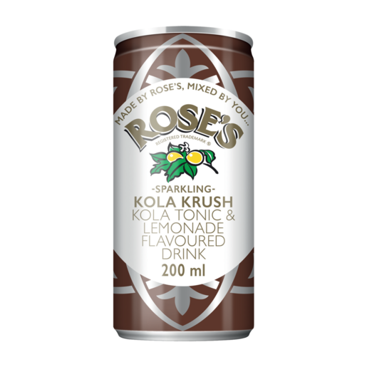 Rose's Kola Krush Sparkling Drink, 200ml — Aubergine Foods
