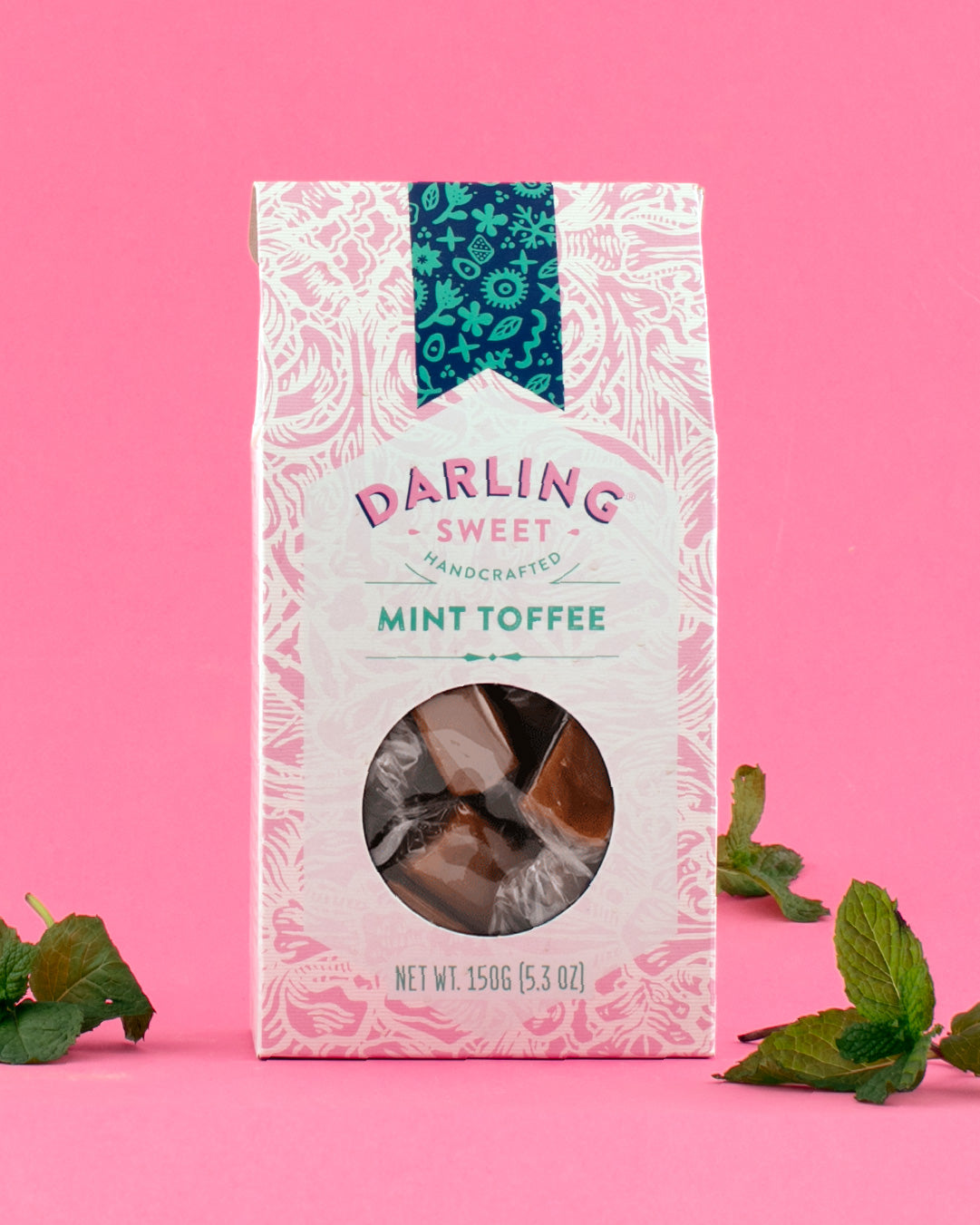 Darling Sweet Mint Toffee, 150g — Aubergine Foods