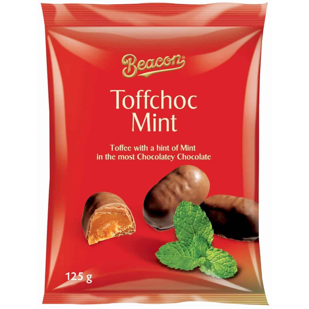 Beacon Toffchoc Mint Toffee 125g — Aubergine Foods