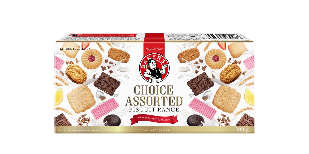 Bakers Choice Assorted Biscuits, 200g — Aubergine Foods