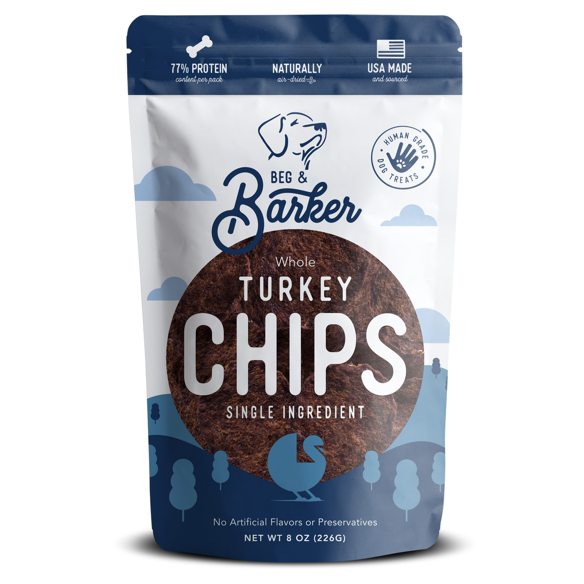 Beg & Barker Whole Turkey Chips — Aubergine Foods