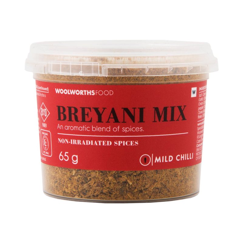 Woolworths Breyani Mix, 65g — Aubergine Foods