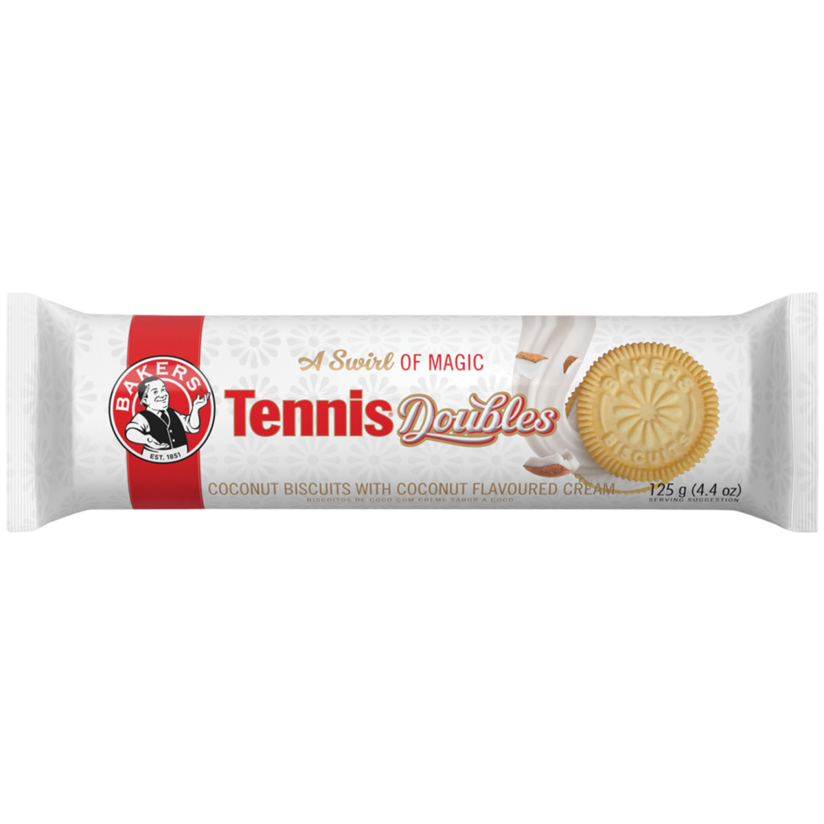 Bakers Tennis Doubles Biscuits 125g — Aubergine Foods