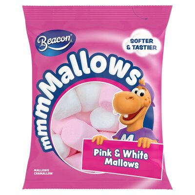 Beacon mmmMallows Bubblegum Flavoured Mallows 135g — Aubergine Foods