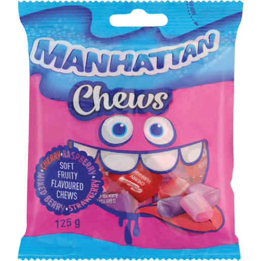 Manhattan Chews, 125g — Aubergine Foods