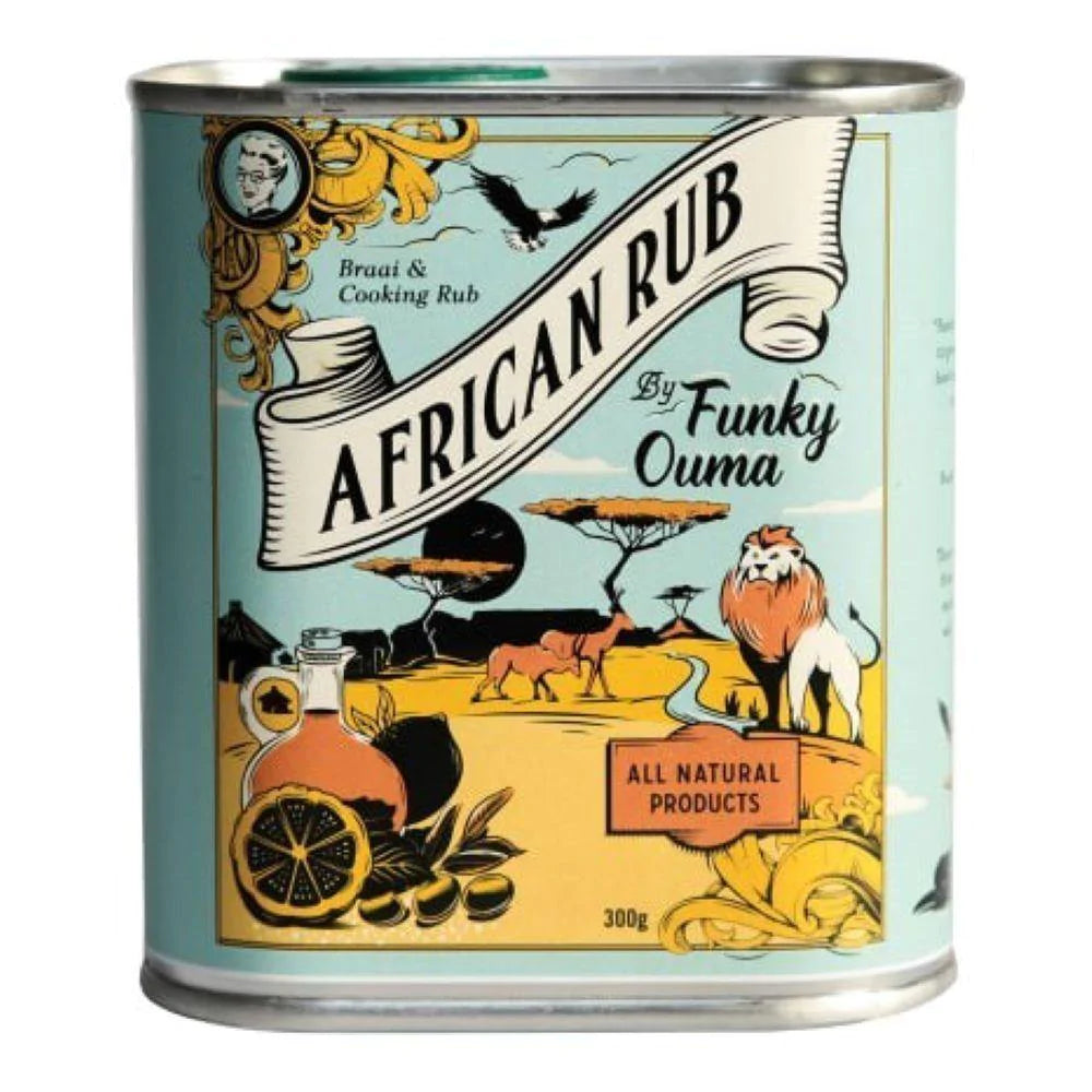 Funky Ouma African Rub, 185g — Aubergine Foods