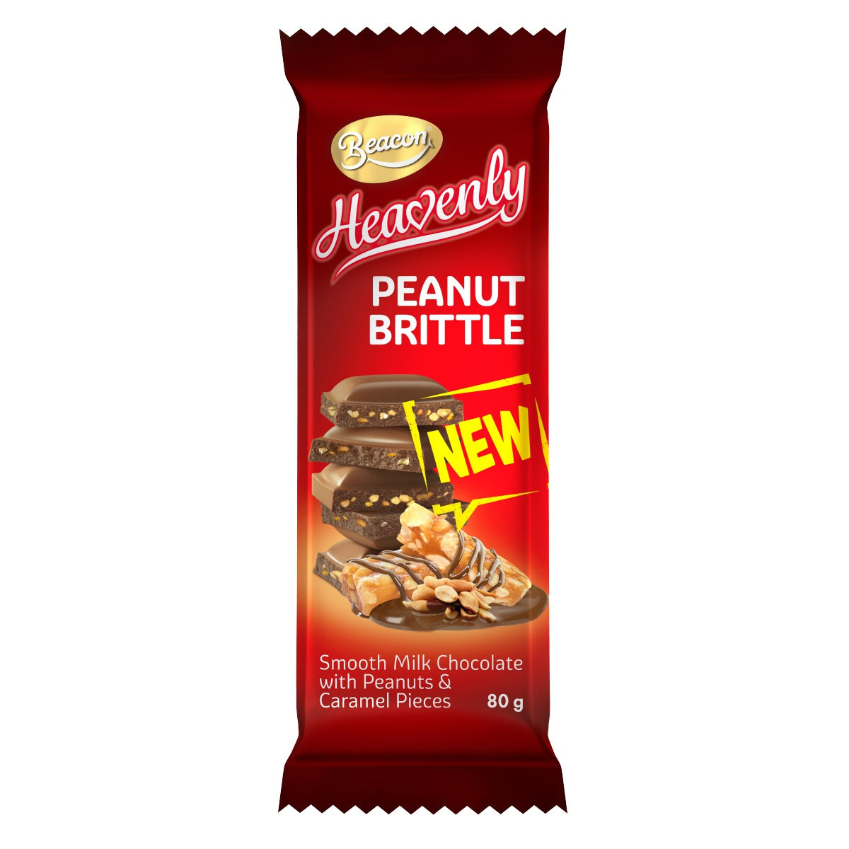 Beacon Heavenly Peanut Brittle, 80g — Aubergine Foods