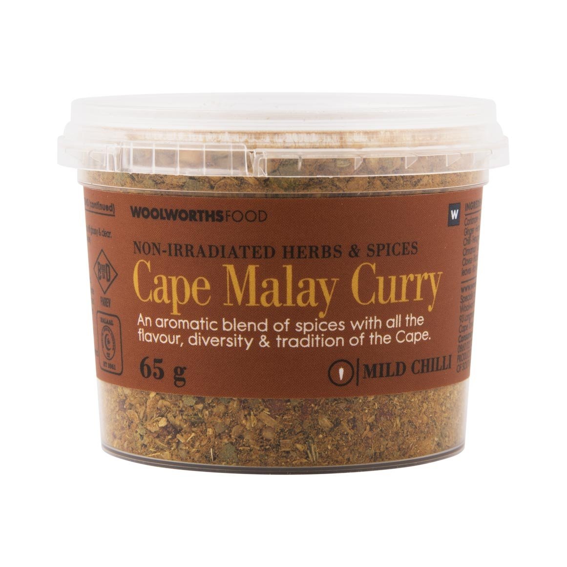 Woolworths Cape Malay Curry Powder 65g — Aubergine Foods