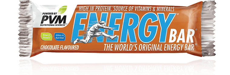 PVM Chocolate Flavoured Energy Bar 45g — Aubergine Foods