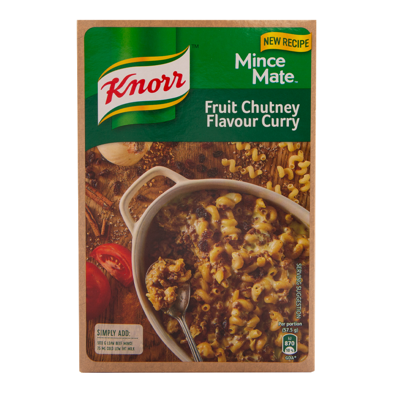 Knorr Mince Mate Fruit Chutney Curry, 60g — Aubergine Foods