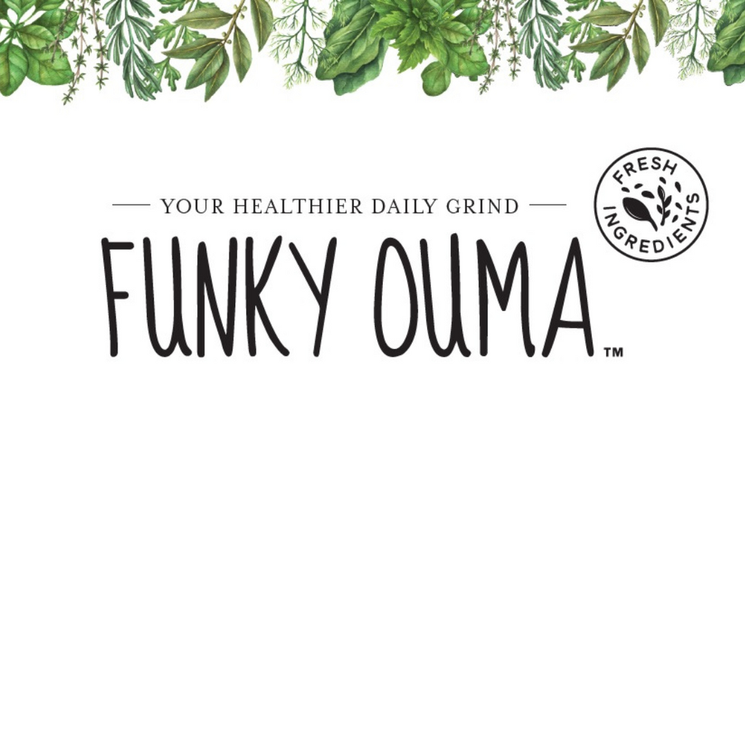 Funky Ouma Black Garlic Pink Salt, 390g — Aubergine Foods