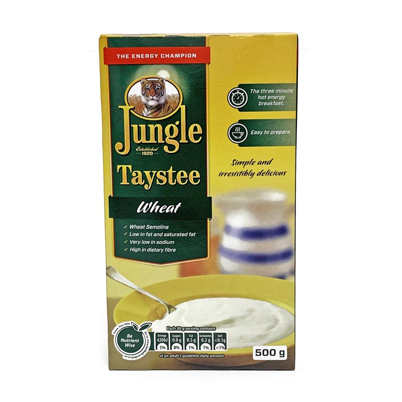 Jungle Taystee Wheat Cereal, 500g — Aubergine Foods