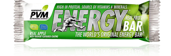 PVM Energy Bar: Real Apple, 45g — Aubergine Foods