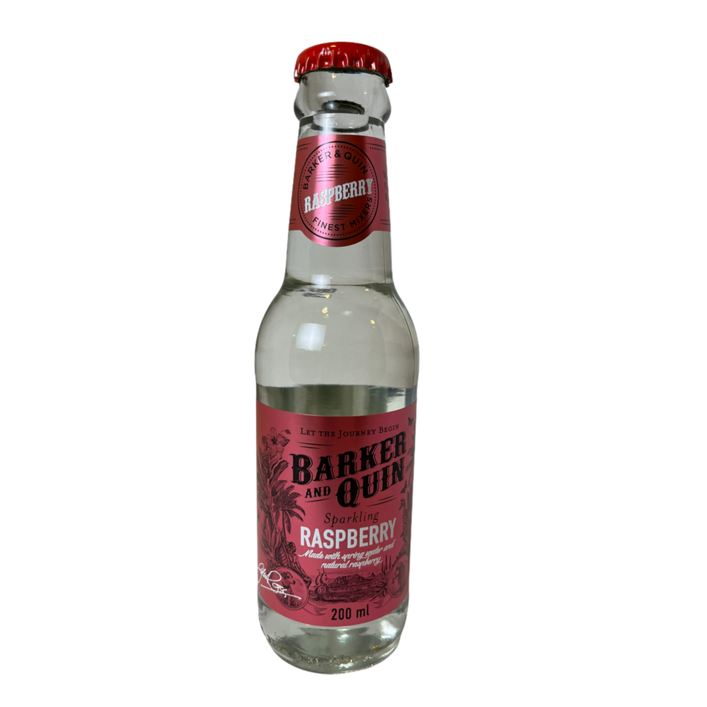 Barker and Quin Raspberry Tonic Water, 4x200ml — Aubergine Foods
