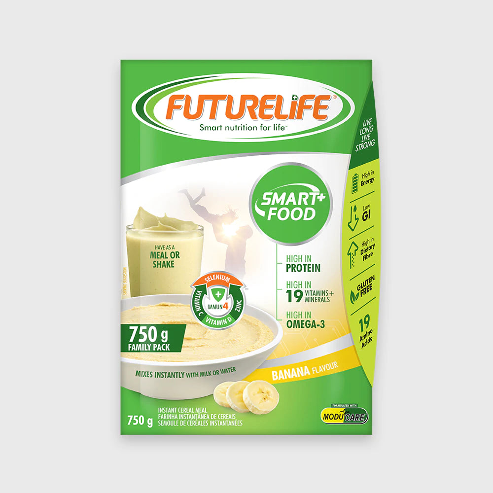 FUTURELIFE Smart Food Banana Flavoured Cereal, 500g — Aubergine Foods
