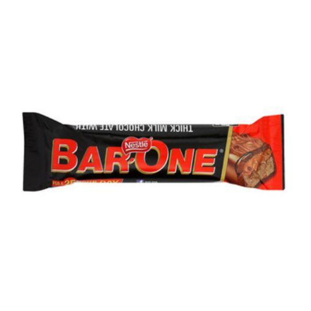Nestle Bar-One Large Chocolate 52g — Aubergine Foods