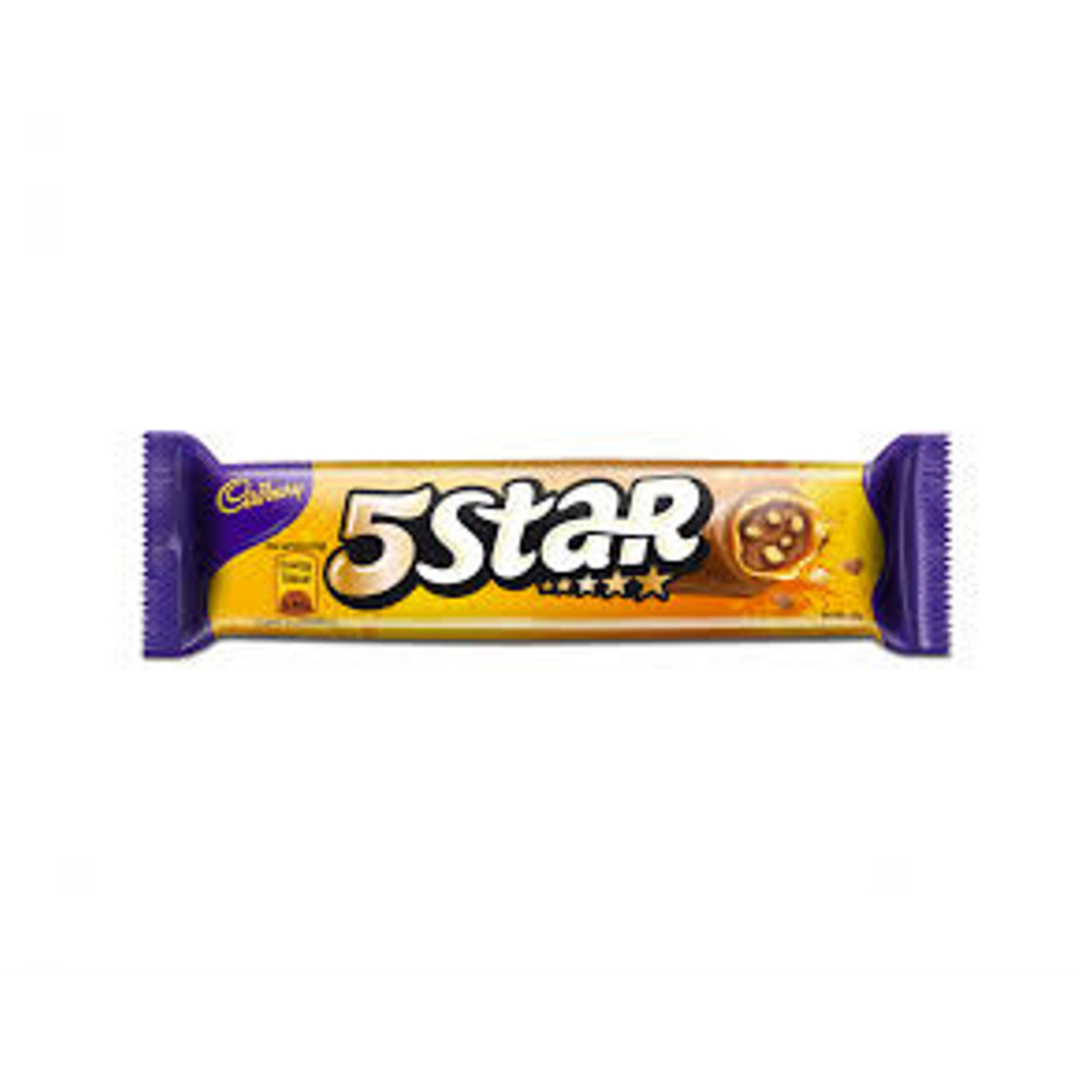 Cadbury 5 Star Caramel Crunch Biscuit, 49g — Aubergine Foods