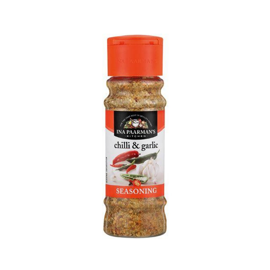 Ina Paarman's Chilli and Garlic Seasoning, 200ml — Aubergine Foods