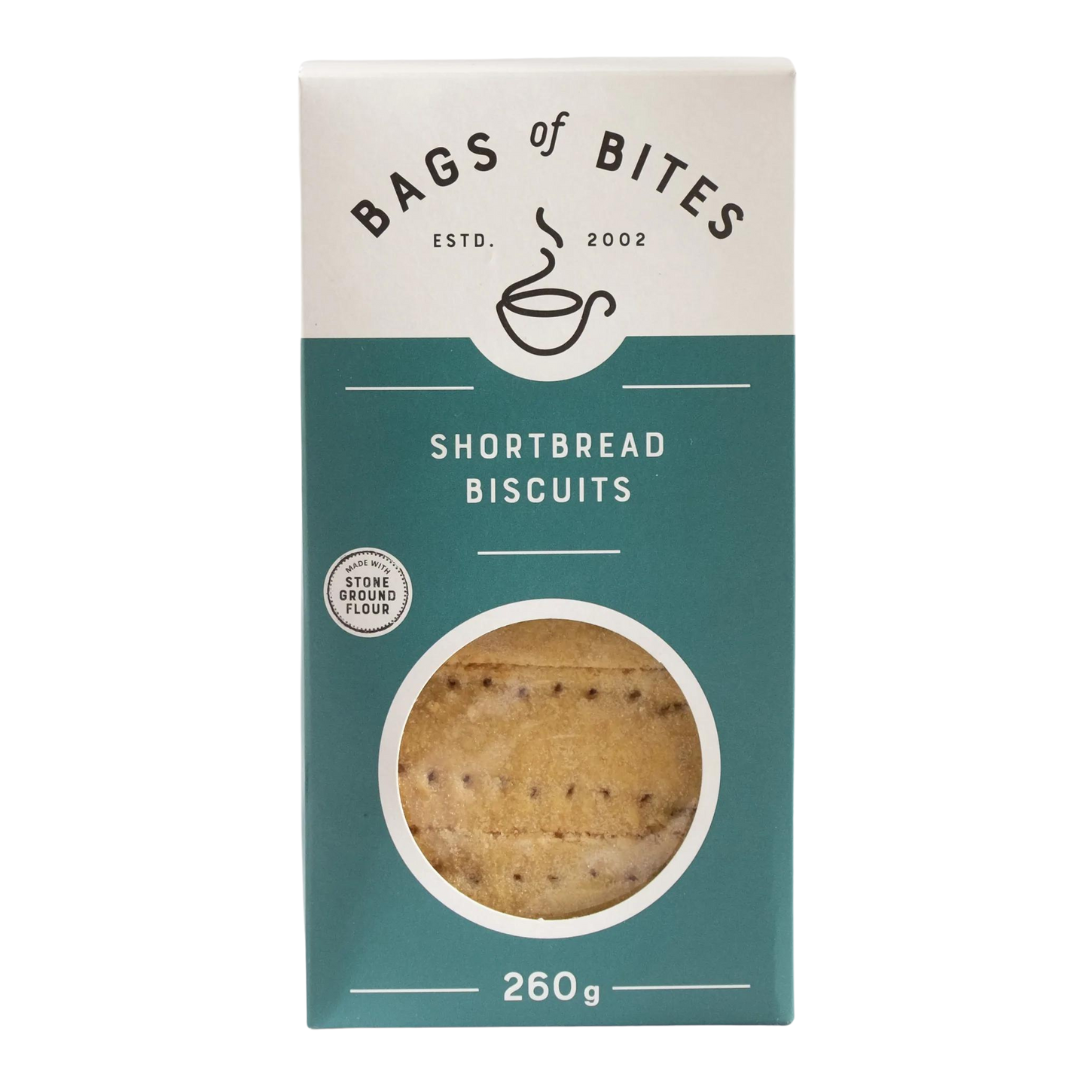 Bag of Bites Shortbread Biscuits, 260g — Aubergine Foods