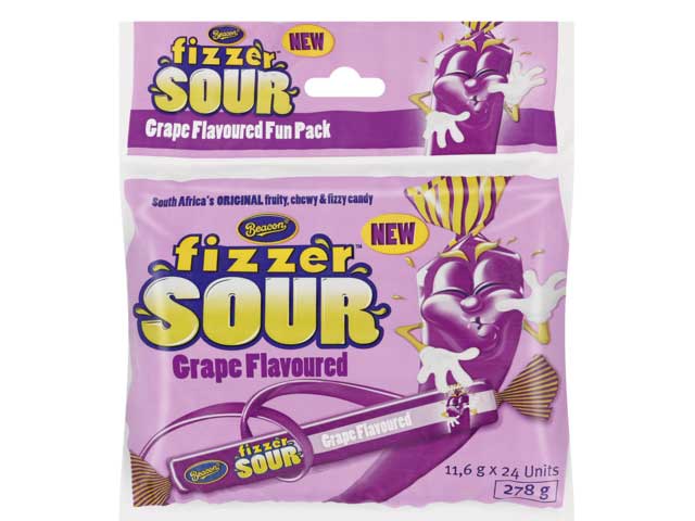 Beacon Fizzer Fun Pack: Sour Grape, 24's — Aubergine Foods