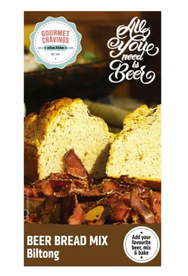 Gourmet Cravings Biltong Beer Bread Mix, 450g — Aubergine Foods