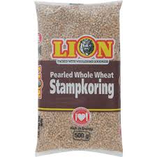 Lion Pearled Whole Wheat Stampkoring, 500g — Aubergine Foods