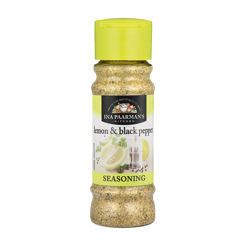 Ina Paarman's Lemon and Black Pepper Seasoning, 200ml — Aubergine Foods