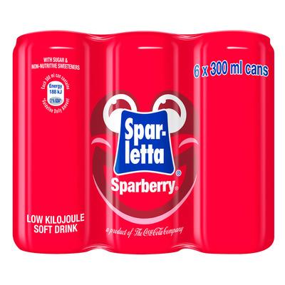 Sparletta Sparberry, 6x300ml — Aubergine Foods